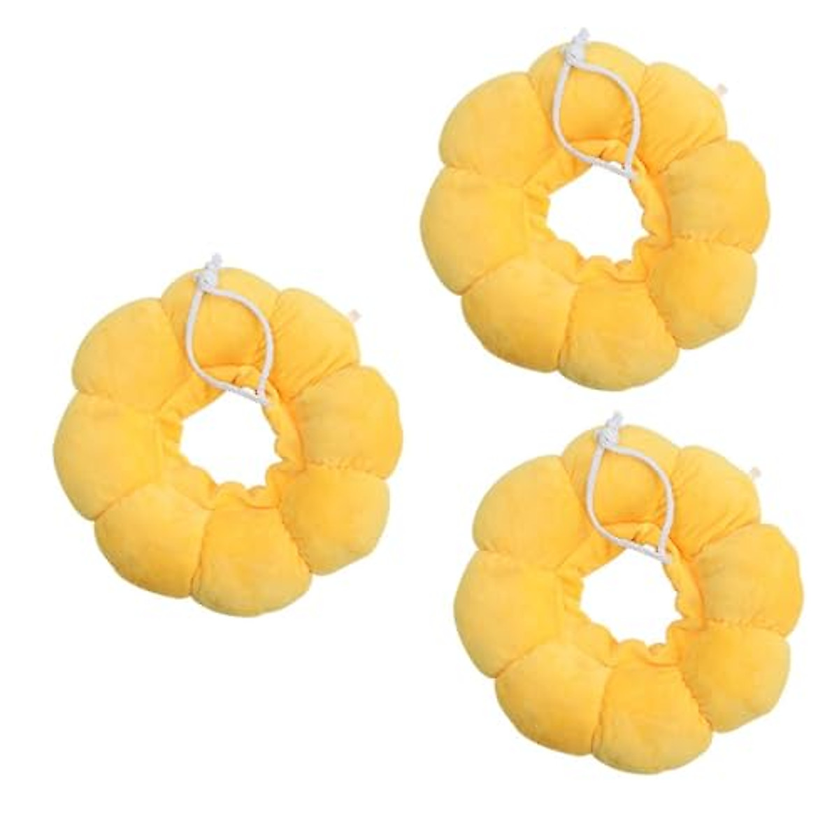 DOITOOL 3pcs Elizabeth Circle Surgery Protective Collar Cat Cone Collar Soft Cat Recovery Neck Cone Puppy Collars for Small Puppies Puppy Cone Puppies Collars Kitten Cat Headgear Pp Cotton