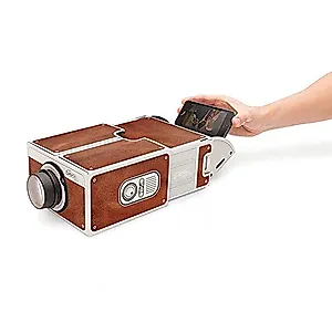 Lobonbo Mini Portable Projector Smart Phone Projector 2.0 Mobile Phone Projection for Home Audio & Video Projector