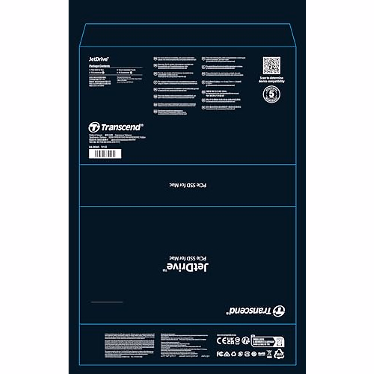 Transcend TS480GJDM850 480GB JetDrive 850 NVMe PCIe Gen3x4 SSD Solid State Drive