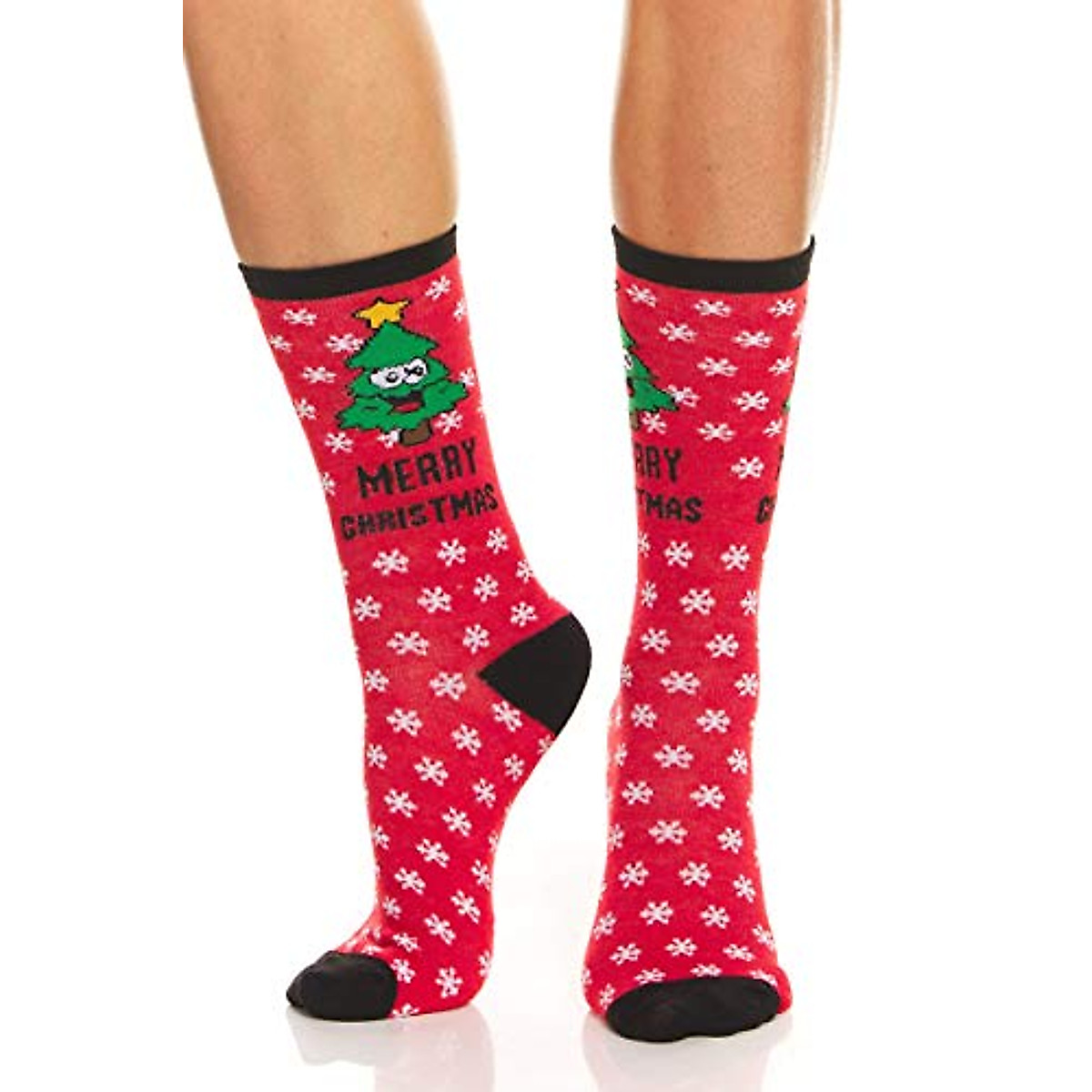 Yacht & Smith Christmas Fuzzy Socks, Womens Holiday Slipper Sock, Furry, Bulk Gift Stocking Stuffer