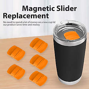 Magnetic Slider Replacement, Replacement Magnetic Slide Block, Magslider Replacement Compatible with Lid/Tumblers Fits 10oz, 16oz, 20oz, 26oz, 30oz