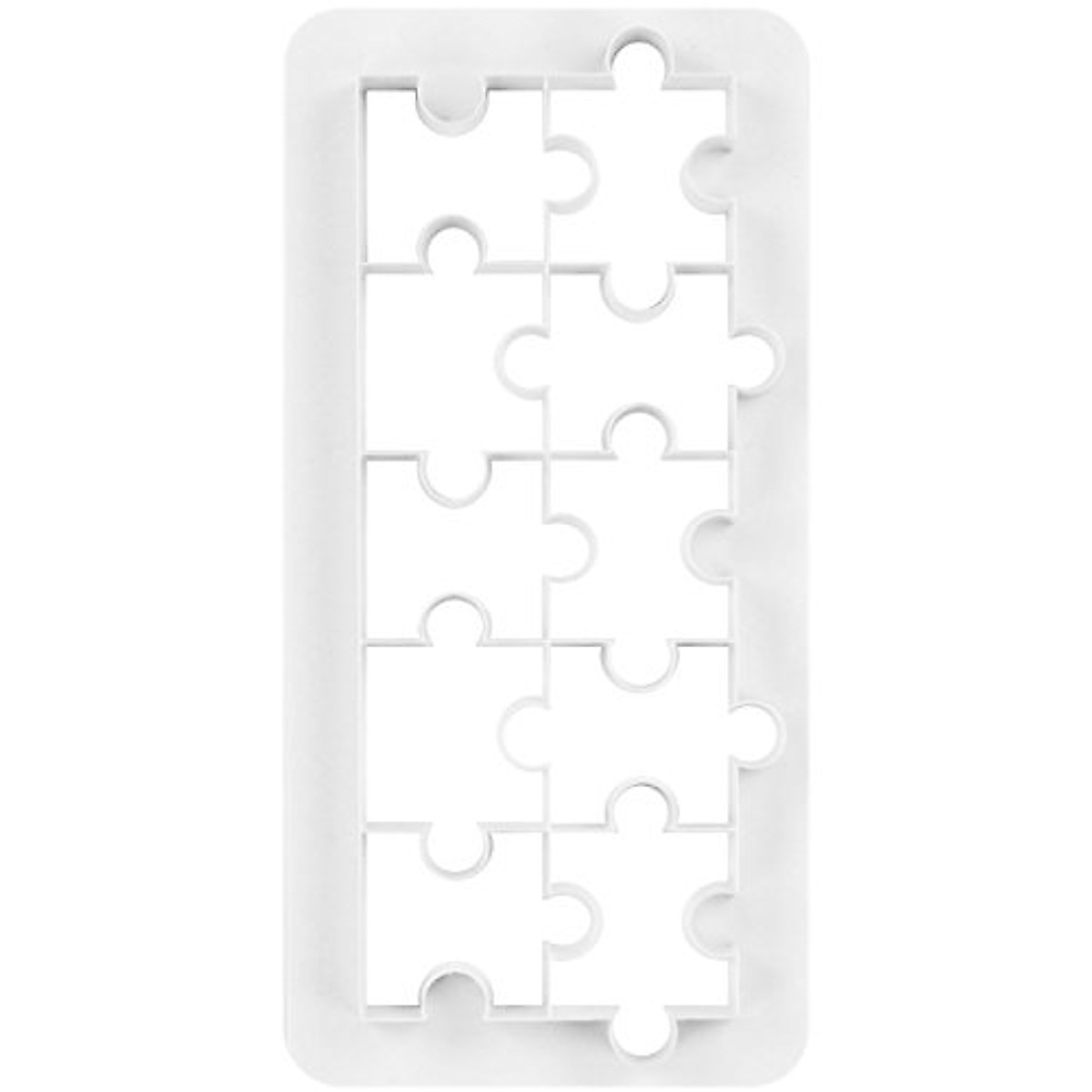 PME Geometric Multicutter for Cake Design-Puzzle, Large, White
