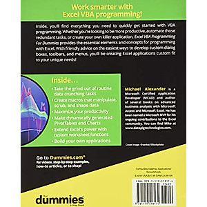 Excel VBA Programming For Dummies 5th Edition (For Dummies (Computer/Tech))