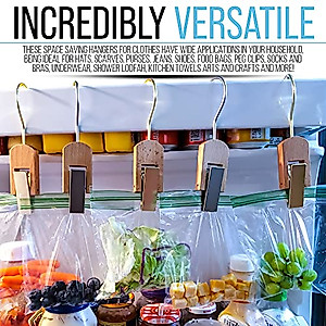 Home Organizer Clip Hanger Hook – 10Pcs Set Single Hanger Hooks – Multifunctional Space Saving Hanger Organizer for Hats, Scarves, Clothes, Shower, Kitchen Use