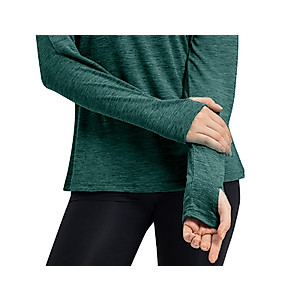 TBMPOY Womens UPF 50+ Sun Protection Hoodie Shirt Long Sleeve Fishing Hiking Outdoor UV Shirt Lightweight Blackish Green XL