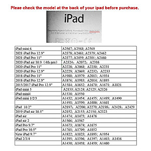 2019 iPad mini 6 / air 10.5 / New iPad 9.7 / Pro 12.9 / Pro 10.5 Leather Case detachable apple pencil holder - 602B - Distressed Brown