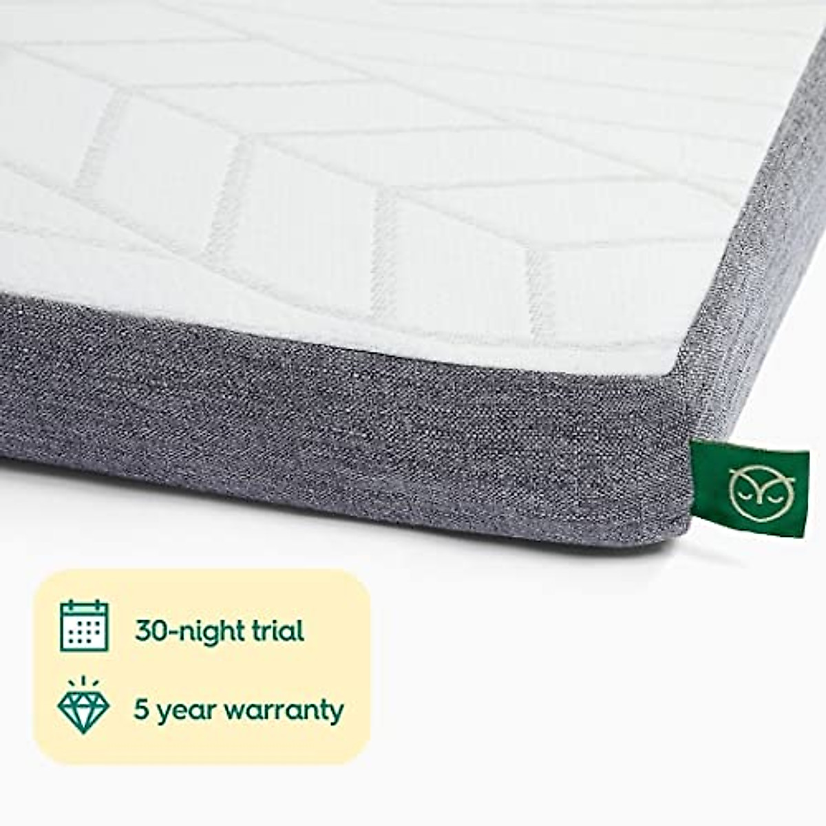 Sleepyhead 3-Inch Twin Mattress Topper - Copper-Infused Memory Foam Topper with Washable Cover - College Dorm Room Essential (Twin, 3'' Copper Topper)