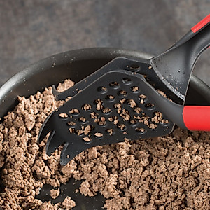 Casabella Skillet Slingers (Set of 2), Red/Grey