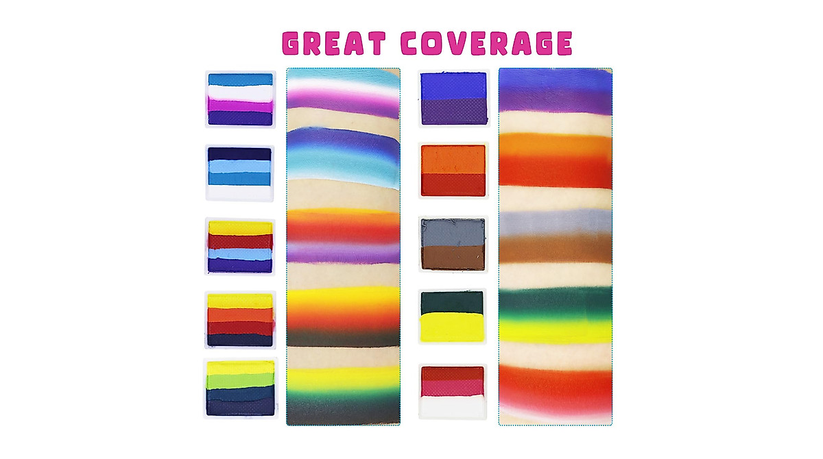 Bowitzki Professional Face Painting Kit - Non-Toxic Fun