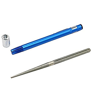 Portable Knife Sharpener, 3 in 1 Pocket Knife Diamond Pen-shaped Sharpener Multifunctional Saw Hook Flat Edge Outdoor Kitchen Knife Sharpener Mini Sharpening Steel Rod Cutter Pen-File By discoGoods