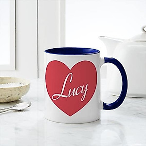 CafePress I Love Lucy Heart Ceramic Coffee Mug, Tea Cup 11 oz