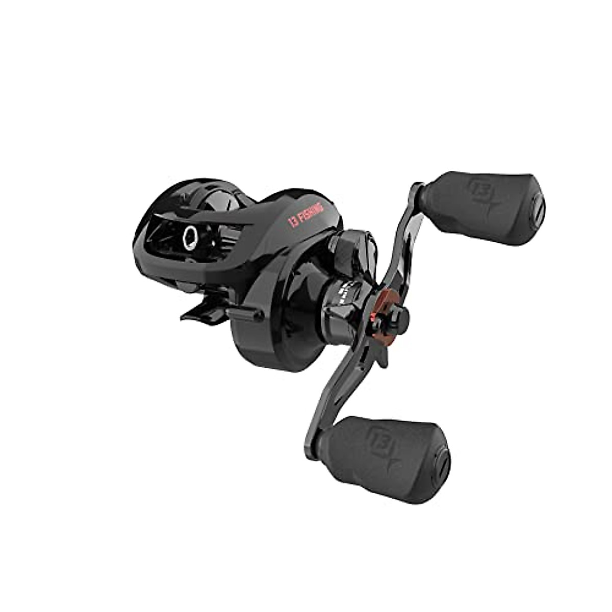13 FISHING - Inception G2 Baitcast Reel - 5.3:1 Gear Ratio - Power Model - Left Hand Retrieve (Fresh) - ING2P-5.3-LH, Black