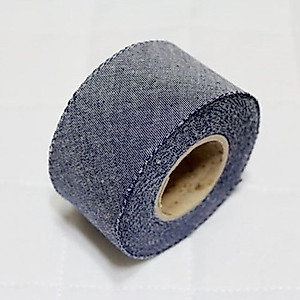 Bias Tape Binding Pre Dyeing Cotton Trim 4cm Solid Bias Cut (Denim Blue)