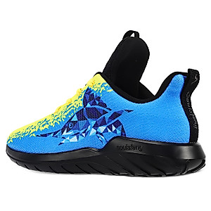 Soulsfeng Blue Marlin Running Sneakers 9.5 Sports Athletic Tennis Workout Gym Walking Shoes