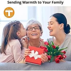 UTK Heating Pad for Back Pain Relief with Far Infrared Therapy, Infrared Heating Pad with Tourmaline, 2H Auto-Off for Shoulder, Period Cramps,Knee, Sciatica Pain Relief - 20''x24'', Gifts for Mom Dad