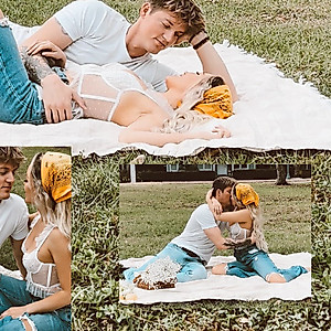 CHLINS 35" Satin Square Hair Scarf Bandanas - 3Pcs Large Silk Head Scarves Lightweight Satin Hair Kerchief Sleeping Hair Wraps (Jujube Red + Skin Powder + Haqing)