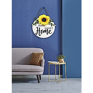 Wood Bead Garland with Tassels, Welcome Sign for Front Door