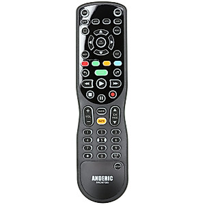 ANDERIC RRCM7500 for Channel Master DVR Remote Control CM7500XRC2 Replacement Remote for Channel Master - Works 100% - Works CM7500XRC2, CM7500GB16, CM7001, CM7004, CM7500TB1