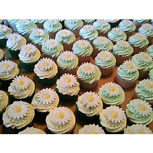 100 Beautiful 3d Edible Flower Cake Decorations: White Daisies