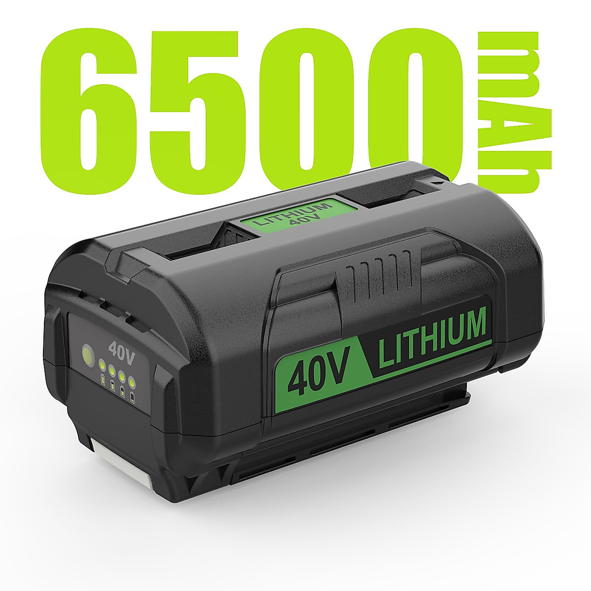 Ahomtikk Replacement for Ryobi 40V Battery OP4060, 6.5AH, 2-Pack, Replace for Ryobi 40V Lithium Battery OP4040 OP4026 OP4050 OP4020 Compatible with Ryobi 40V Tools and Chargers