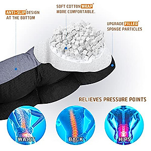 Detiblue Non Slip Tufted Bench Cushion - Soft Corduroy, Indoor Outdoor Patio, Piano Bench Sofa Cushions, Entryway Storage, Bay Window, High-Density Memory Foam, 48x16x4 inch, Grey