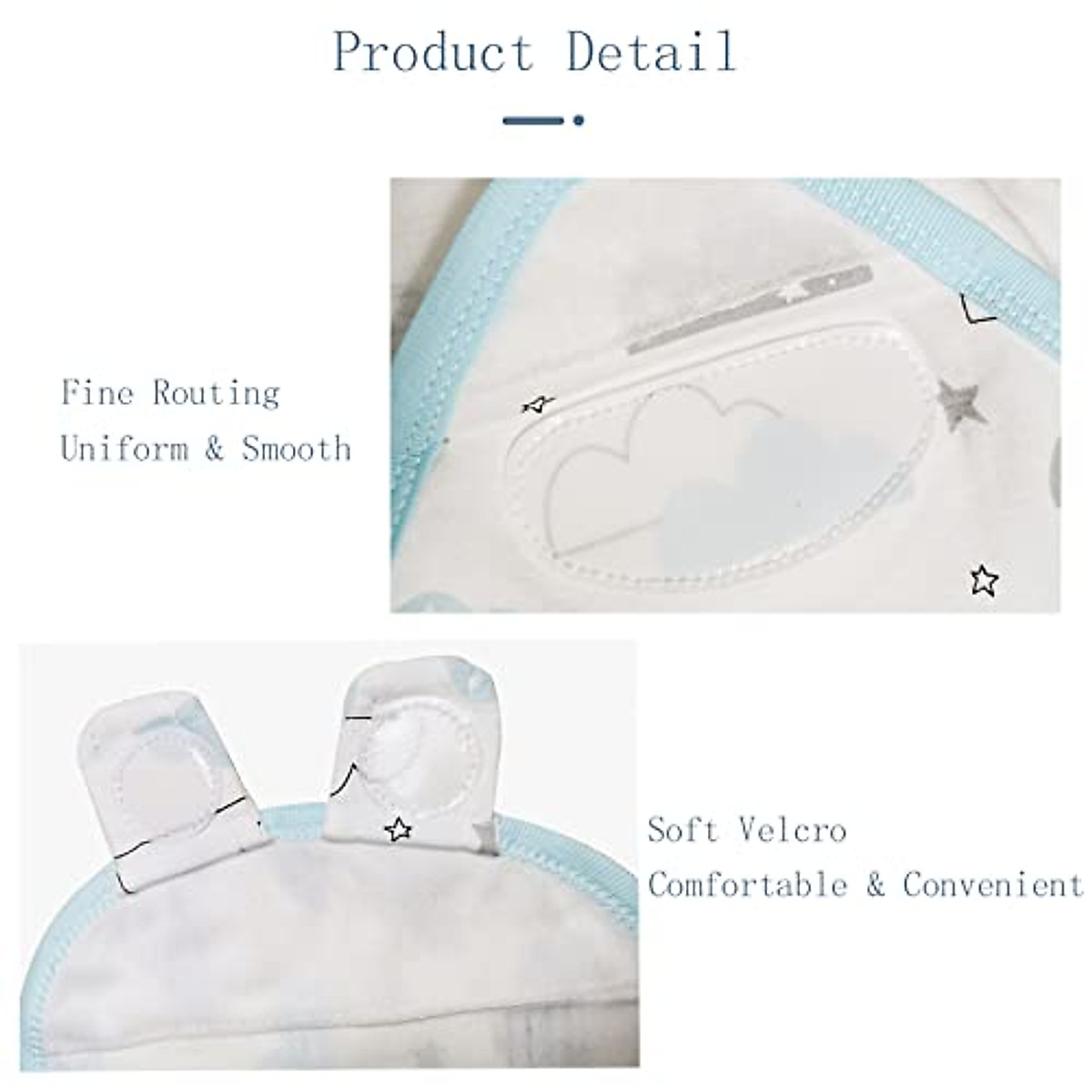 insular Swaddle Blanket, Baby Swaddle Wrap for Newborn and Infant, Adjustable Swaddle Set for Boy and Girl, Soft Cotton Baby Sleep Sack 3 Pack Small(0-3 Month), Clouds