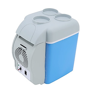 Gugxiom 12V Personal Thermoelectric Cooler/Warmer, 7.5L DC Portable Refrigerators, Mini Car Fridge, for Skincare, Beverage, Food, Cosmetics, Home, Dorm, Office and Car