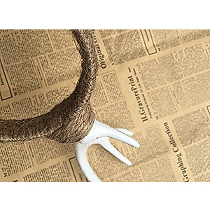 Festival Celebration Accessory Props Cos Cute White Snow Deer Reindeer Antlers Head Hair Band Photo Shoot Forest Goddess Headdress Headwear