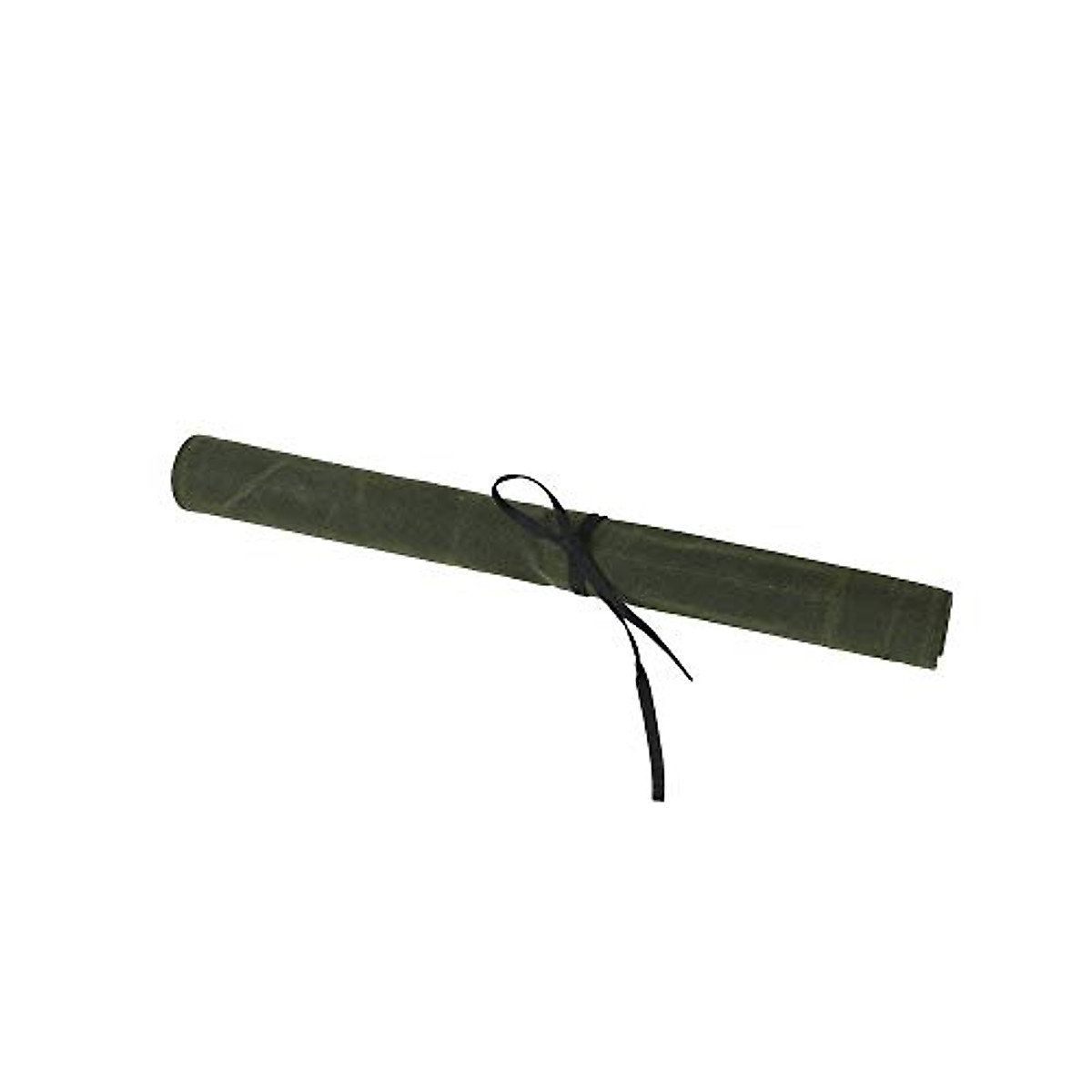 Heavy Duty Waxed Canvas Knife Roll Bag, Portable Chef Knife bag, Waterproof And Durable (Army Green)