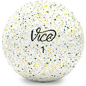 VICE Pro Golf Balls, Green and Yellow Drip