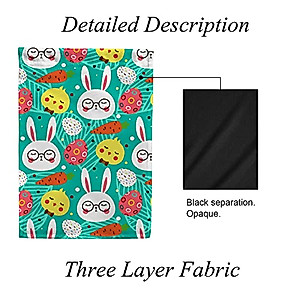 My Little Nest Seasonal Garden Flag Easter Bunnies Eggs Double Sided Vertical Garden Flags for Home Yard Holiday Flag Outdoor Decoration Farmhouse Banner 12"x18"