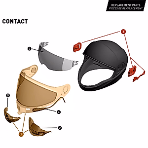 CKX Contact Full face Helmet Solid Electric Double Shield