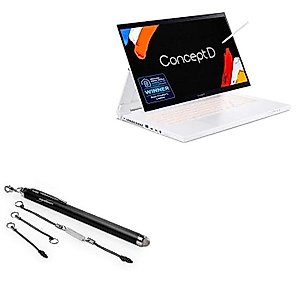 BoxWave Stylus Pen Compatible with Acer ConceptD 7 Ezel (CC715-72G) - EverTouch Capacitive Stylus, Fiber Tip Capacitive Stylus Pen for Acer ConceptD 7 Ezel (CC715-72G) - Jet Black