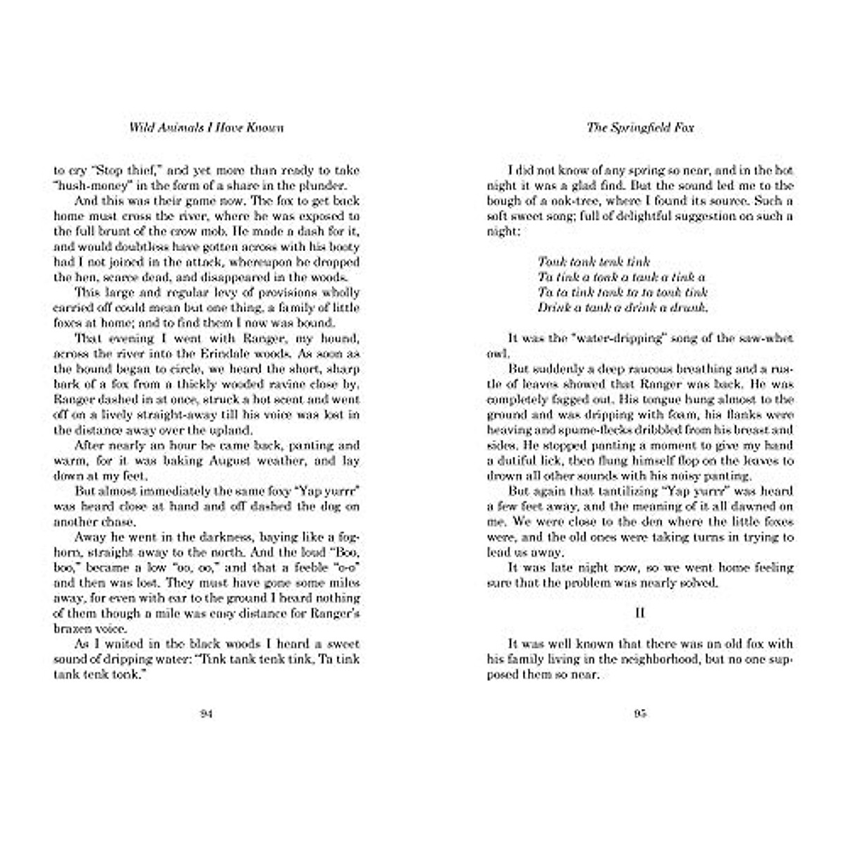 Wild Animals I Have Known