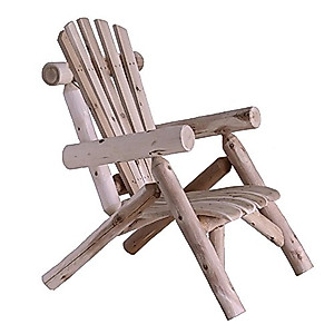 Lakeland Mills Cedar Log Patio Lounge Chair Set of 2