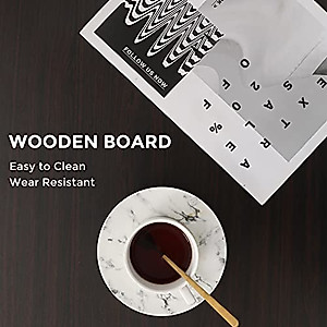 Lift Top Coffee Table with Storage, 2 Open Shelves and Hidden Compartment Lifting Center Table, Modern Wood Coffee Tables for Living Room Reception Room Office