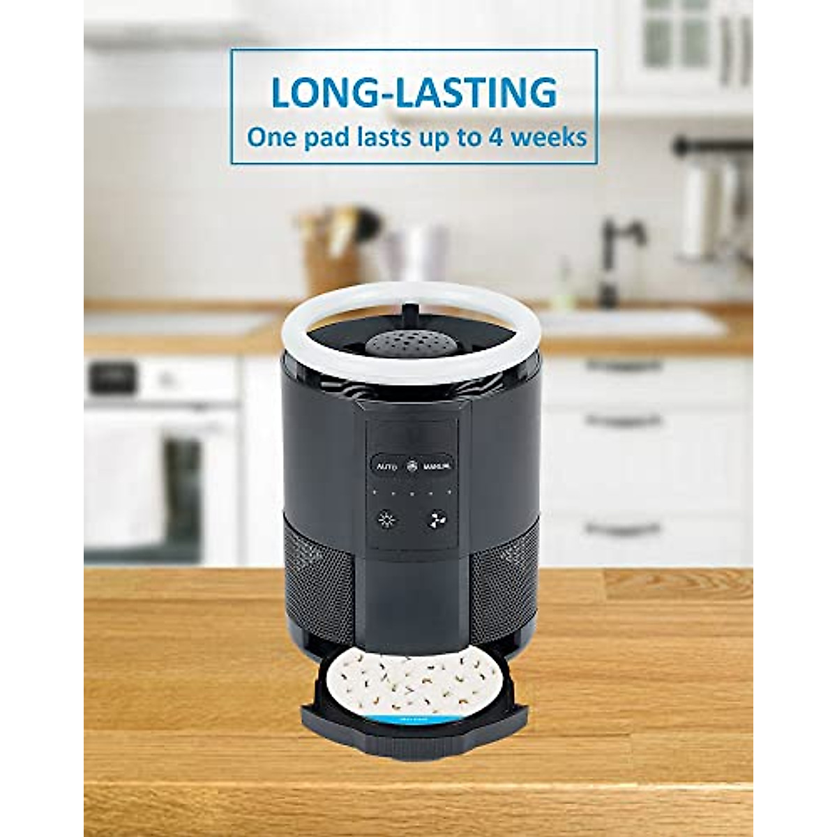 24 Pack Refill Glue Boards 3.4 Inches Sticky Pads Compatible with DynaTrap DT152 and Katchy Duo Indoor Insect Fly Mosquito Trap Bug Catcher Mosqusito Lamp