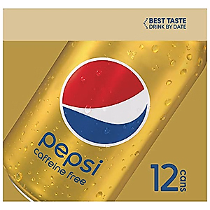 Pepsi Caffeine Free Cans, 12 Count, 12 fl oz Cans