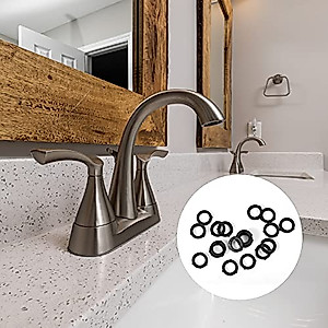 SAVITA 50pcs Garden Hose Washers, Rubber Washers Seals Ring Garden Hose o Ring Fit All Standard 3/4inch Garden Hose Fittings (Black)