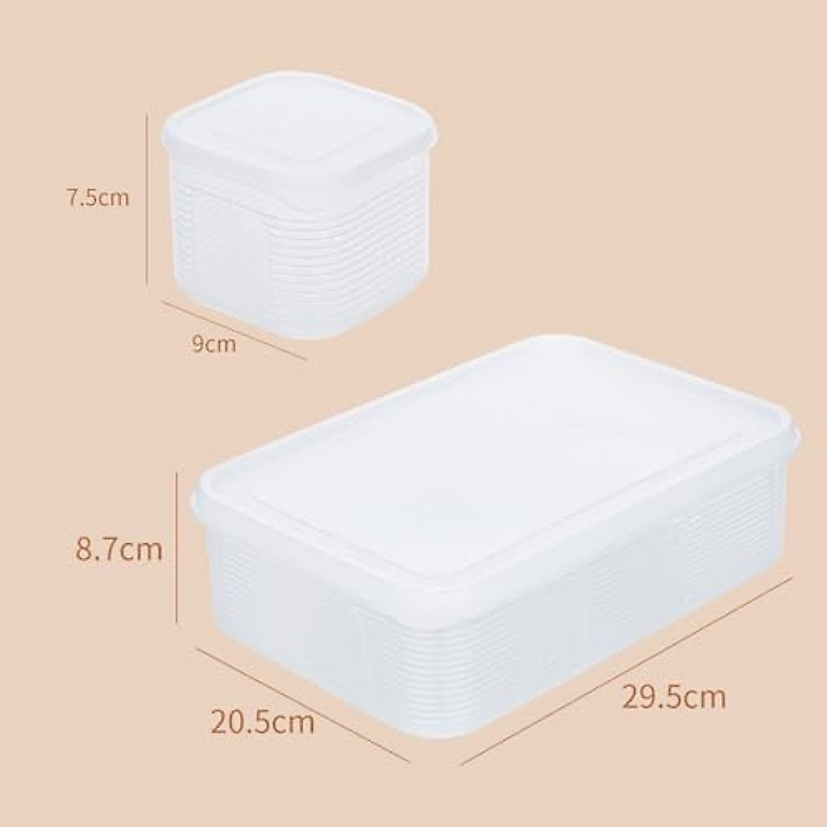 ehozirta Leak-Proof Soup Boxes,Food Storage Containers with Twist Lid, 1/2/4/6 Pcs Kitchen Coup Storage Box with Scale,Transparent Airtight Lock Soup Freezer Storage Container,Food Storage Case 1pc