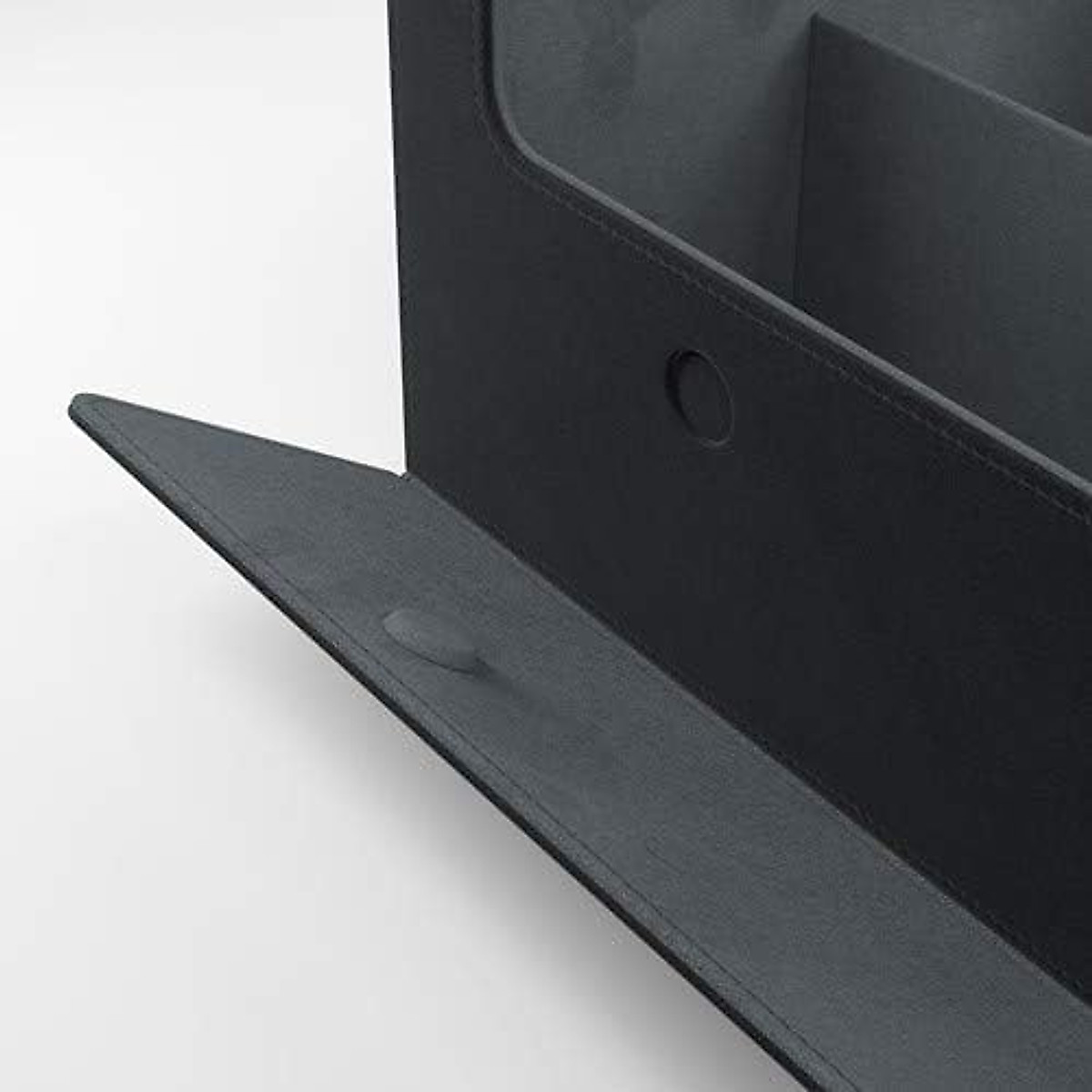 Dungeon 1100+ Convertible Deck and Game Accessories Box | Double-Sleeved Card Storage & Protector | Nexofyber Surface | Holds up to 1,000 Cards | Black Color | Made by Gamegenic