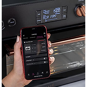 Cafe Couture Oven with Air Fry, 14 Cooking modes in 1 including Crisp Finish, Wifi, Matte Black
