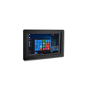 TABcare Anti-Theft Security Acrylic VESA Case for Microsoft Surface Pro 3 4 5 6 7 Tablet with Free Wall Mount (Surface Pro 3/4/5/6/7, Black)