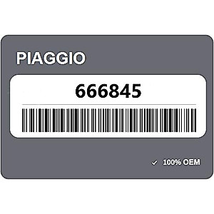 Vespa OEM Right Hand Grip 666845 - Genuine Piaggio Replacement for Vespa Scooters - Throttle Grip with Comfortable Rubber Design
