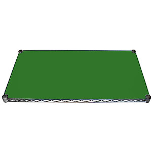 2 Pack of 24" Deep x 60" Wide Green Shelf Liner