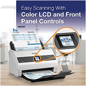 Epson Workforce DS-970 Sheetfed Scanner - 600 dpi Optical,White