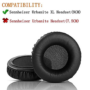1 Pair Earpads Cushions Replacement Compatible with Sennheiser Urbanite XL Headset Earmuffs Cups
