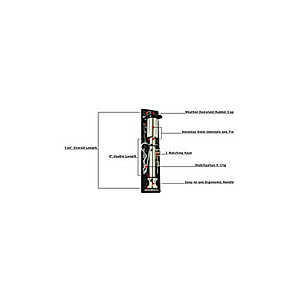 3 Pack - Bulletproof Stainless Steel Trailer Hitch Locking Pin with Weather Resistant Rubber Cap / 5/8" Diameter/Universal Fit…