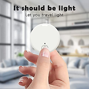 Portable Mini Tracker Bluetooth 5.0 Smart Anti-Lost Real Time Tracking Locator Item Finder Device for Keys Wallets Cell Phone Luggages Bags Kids Pets