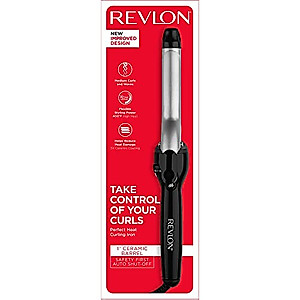 Revlon Perfect Heat Triple Ceramic Curling Iron | For Silky Smooth Medium Curls (1 in)